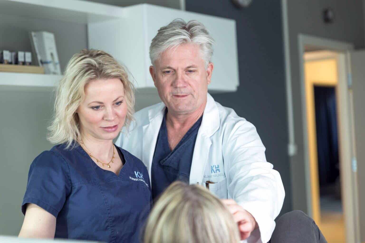 Samarbeid mellom kirurg og kosmetisk behandler – Klinikk Haukeland